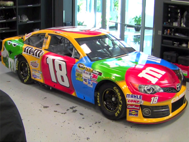 Toyota Nascar Stock Car Gets Wrapped | Ardmore Toyota Blog
