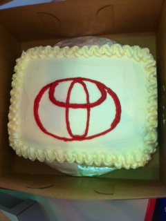 Ardmore Toyota Customer celebrates their new Rav4 by baking Toyota ...